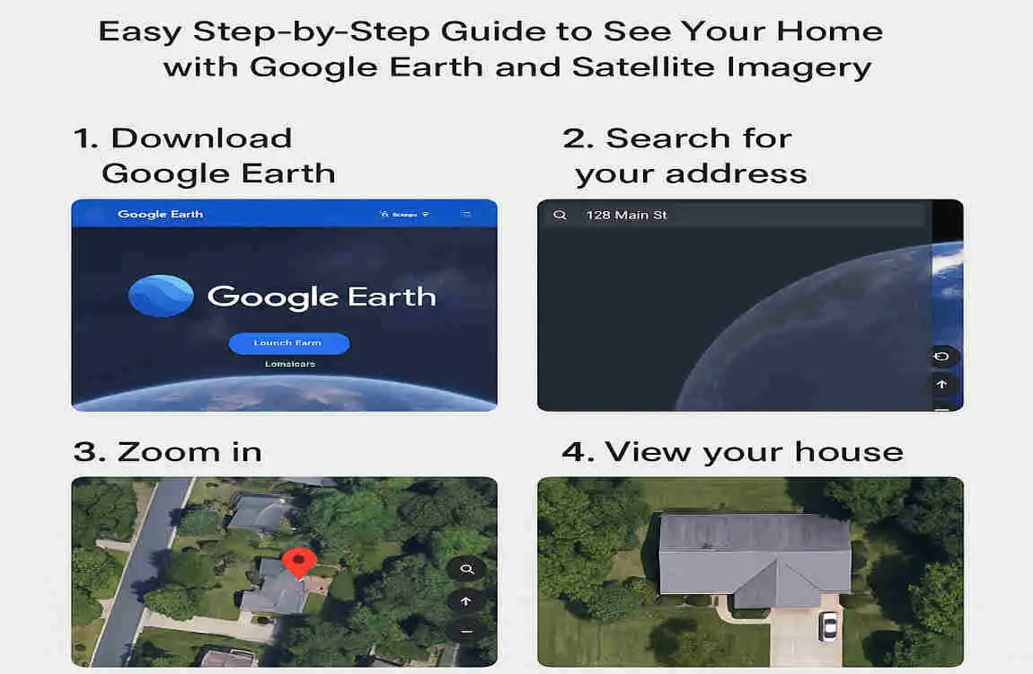 Current Satellite View My House