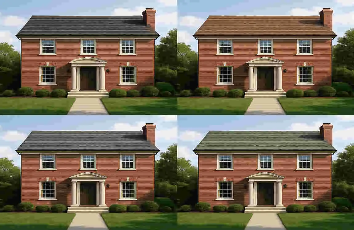 Choosing the Best Roof Color for Your Red Brick Home - home comfort experts