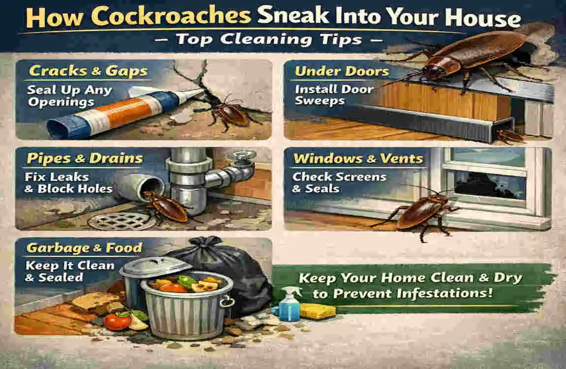 How Cockroaches Sneak Into Your House: Top Cleaning Tips - home comfort ...