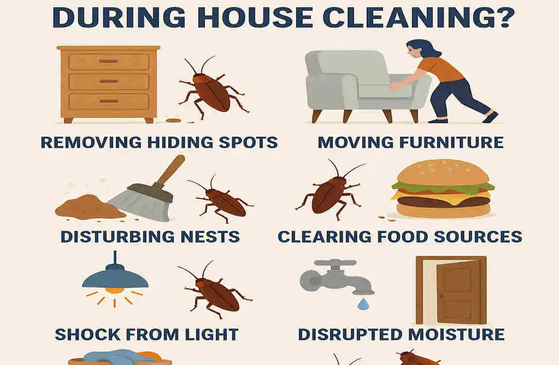 Why Do Cockroaches Suddenly Appear During House Cleaning? 8 Surprising ...