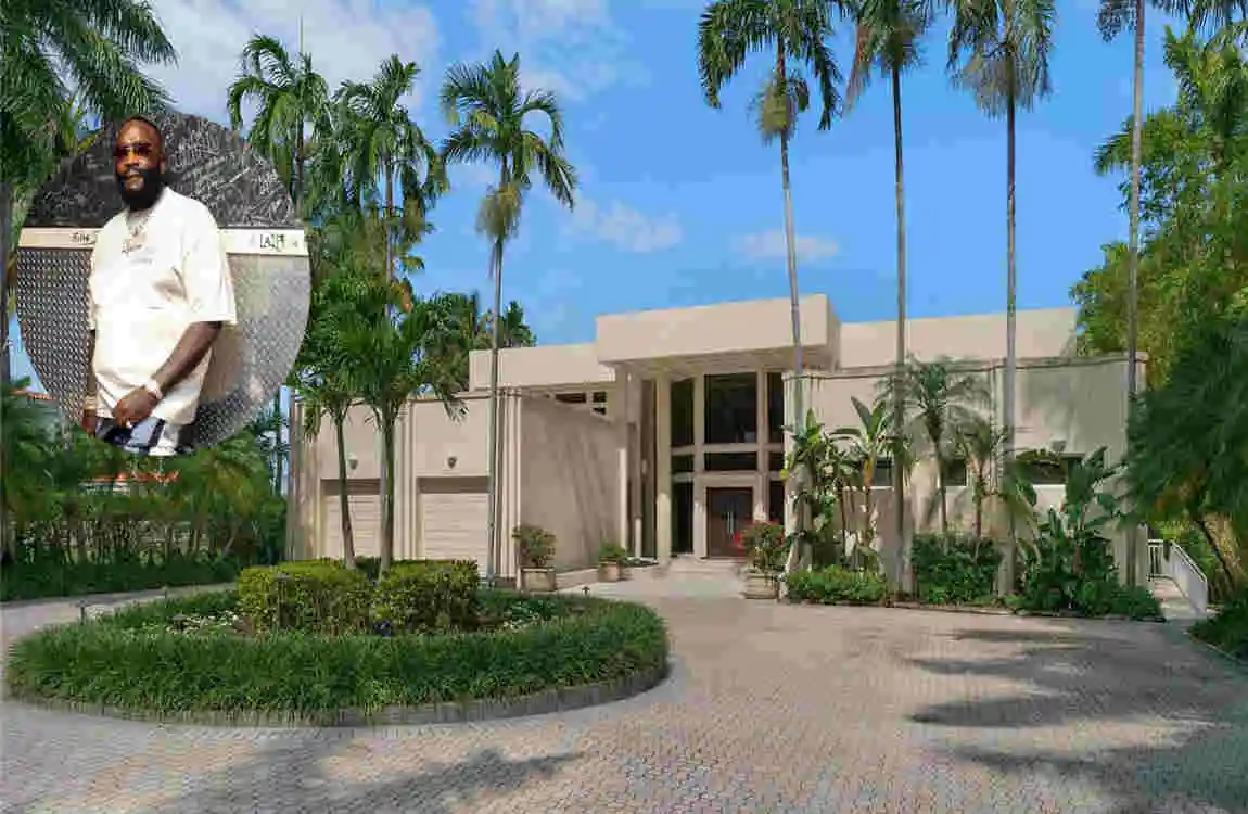 Rick Ross House Miami: Inside the $37.5M Star Island Mega-Mansion Tour ...