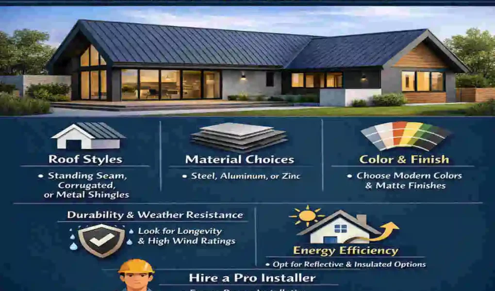 How to Choose Metal Roofs for Modern Homes - home comfort experts