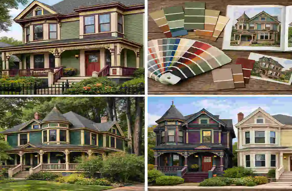 7 Stunning Victorian House Exterior Color Schemes - home comfort experts